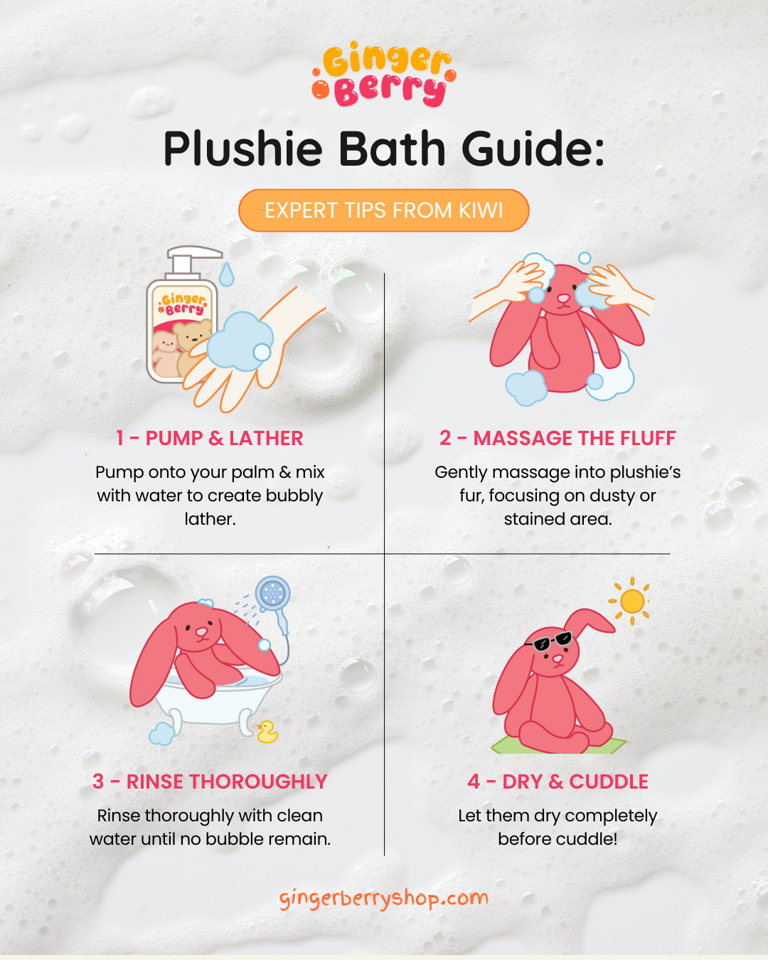 Ginger Berry Plush Toy Shampoo Officially Launched | World’s First ...